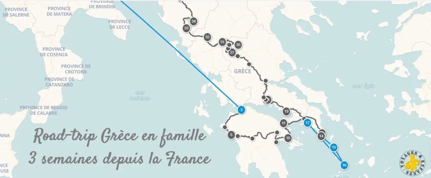 Road-trip Grèce en famille en 3 semaines en 4X4