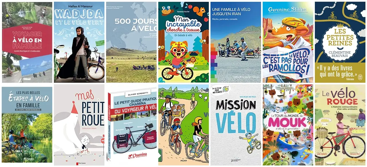 Livres sur le vélo en famille VOYAGES ET ENFANTS